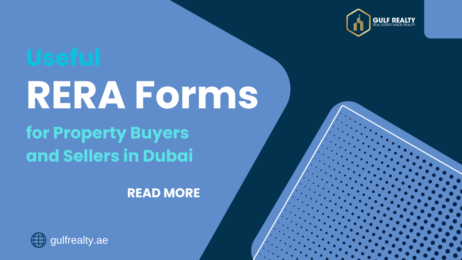 Useful RERA Forms In Dubai: A, B, F & More [Complete List]